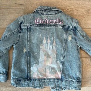 Disney | Jackets & Coats | Like New Disney Cinderella Denim Jacket ...